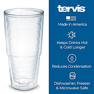 Tervis Made in USA Double Walled NHL Montreal Canadiens Insulated Tumbler Cup Keeps Drinks Cold & Hot, 24oz, Colossal