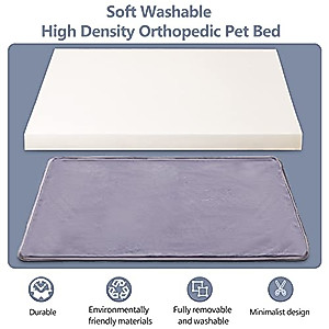 Dog Beds for Extra Large Dogs Orthopedic Jumbo Dog Bed Pet Bed Mat 47 inch Joint Relief Pets Sleeping Mattress, Non Slip Removable Washable Cover