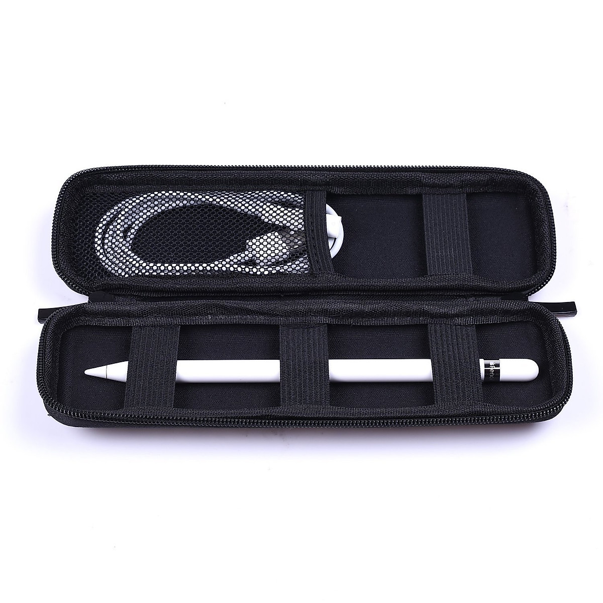 Cosmos Black Color EVA Hard Shell Stylus Pen Pencil Case Holder Compatible with Apple Pencil, Wacom Stylus Executive Fountain Pen, Ballpoint Pen, Stylus Touch Pen