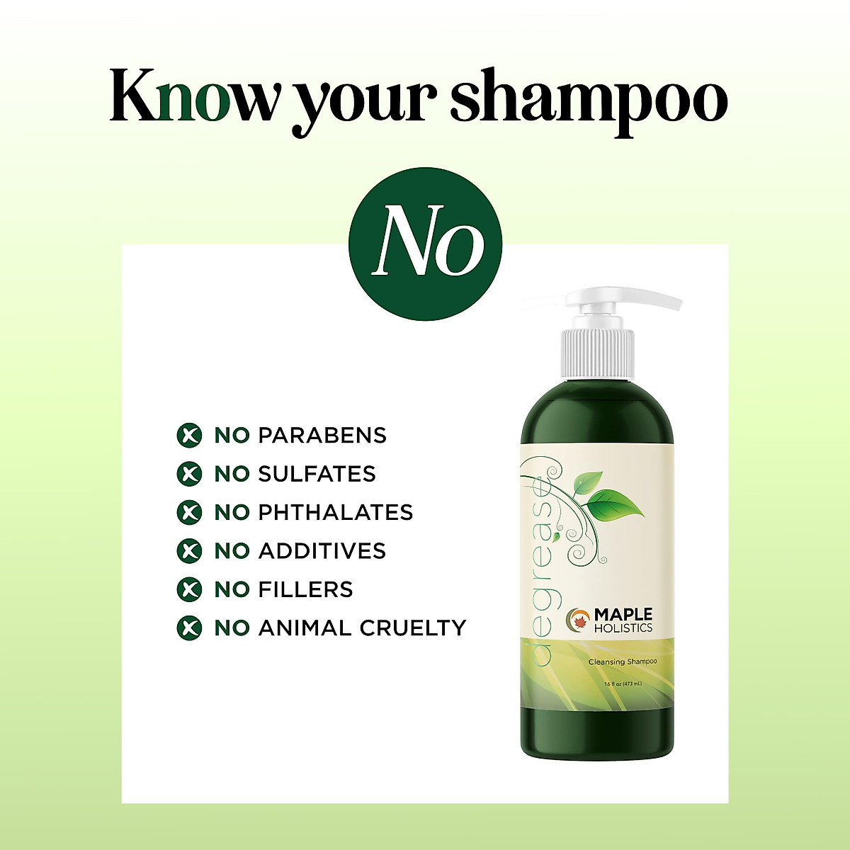 Oily Hair Shampoo for Greasy Hair - Clarifying Shampoo for Oily Hair and Dry Scalp Cleanser for Build Up - Deep Cleansing Shampoo for Oily Scalp Toner with Purifying Essential Oils for Hair Care