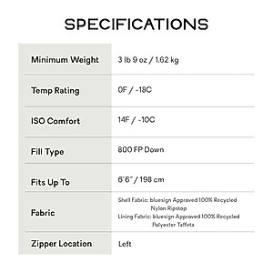 NEMO Sonic Down Mummy Sleeping Bag - Long - Goodnight Gray/Goldfinch