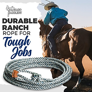 The Colorado Saddlery Silver Dot Ranch Rope