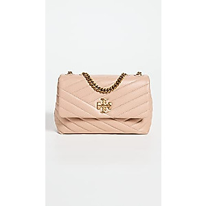Tory Burch Women's Kira Chevron Small Convertible Shoulder Bag, Devon Sand, Tan, One Size