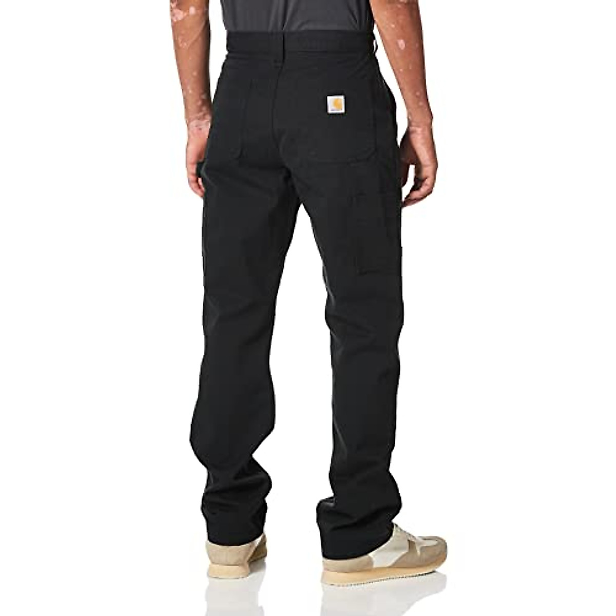 Carhartt Men's Relaxed Fit Twill Utility Work Pant, Black, 34W x 32L