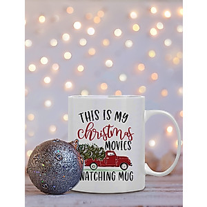 BLUE RIBBON Christmas Gifts, This is My Christmas Movies Watching Mug, in Decorative Box