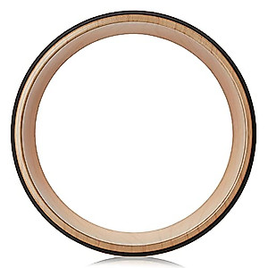 Philosophy Gym 13-inch Professional Yoga Wheel Roller - Cork/Wood Grain