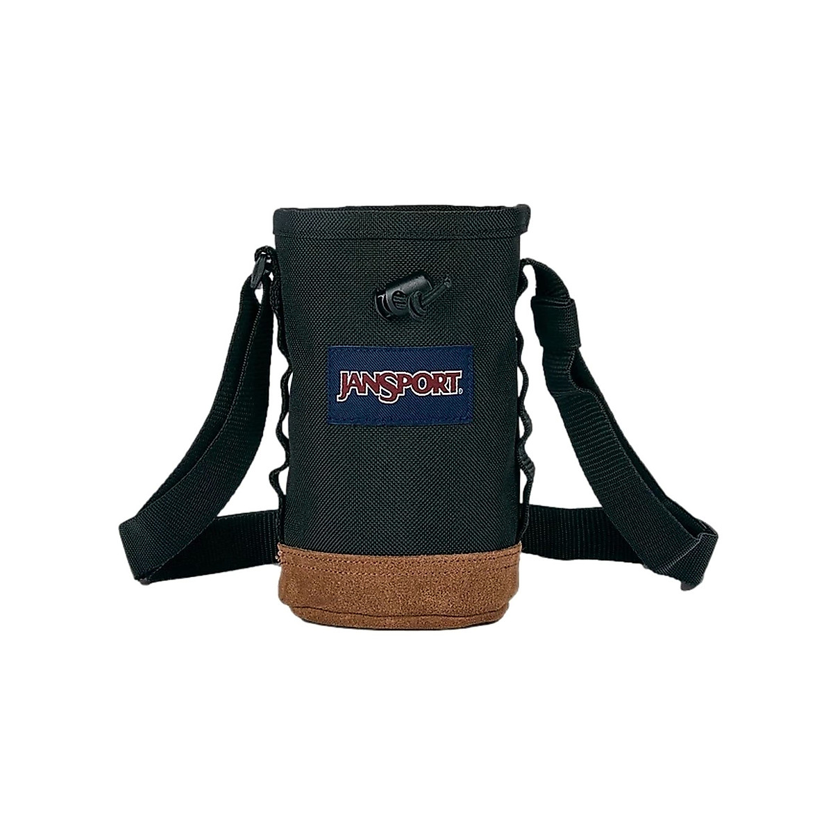 JanSport Kitsack Water Bottle Holder Carrier with Sling Strap - Black