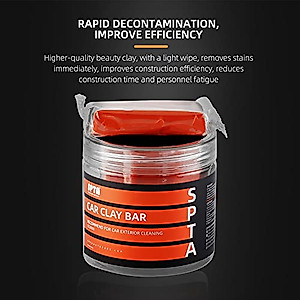 SPTA Car Clay Bar, 3 Pack 300g, Premium Grade Clay Bars Detailing Magic Clay Bar Cleaner Auto Wash Bars with Washing and Adsorption Capacity for Car Wash Car Detailing Clean,RV, Bus,Glass Cleaning