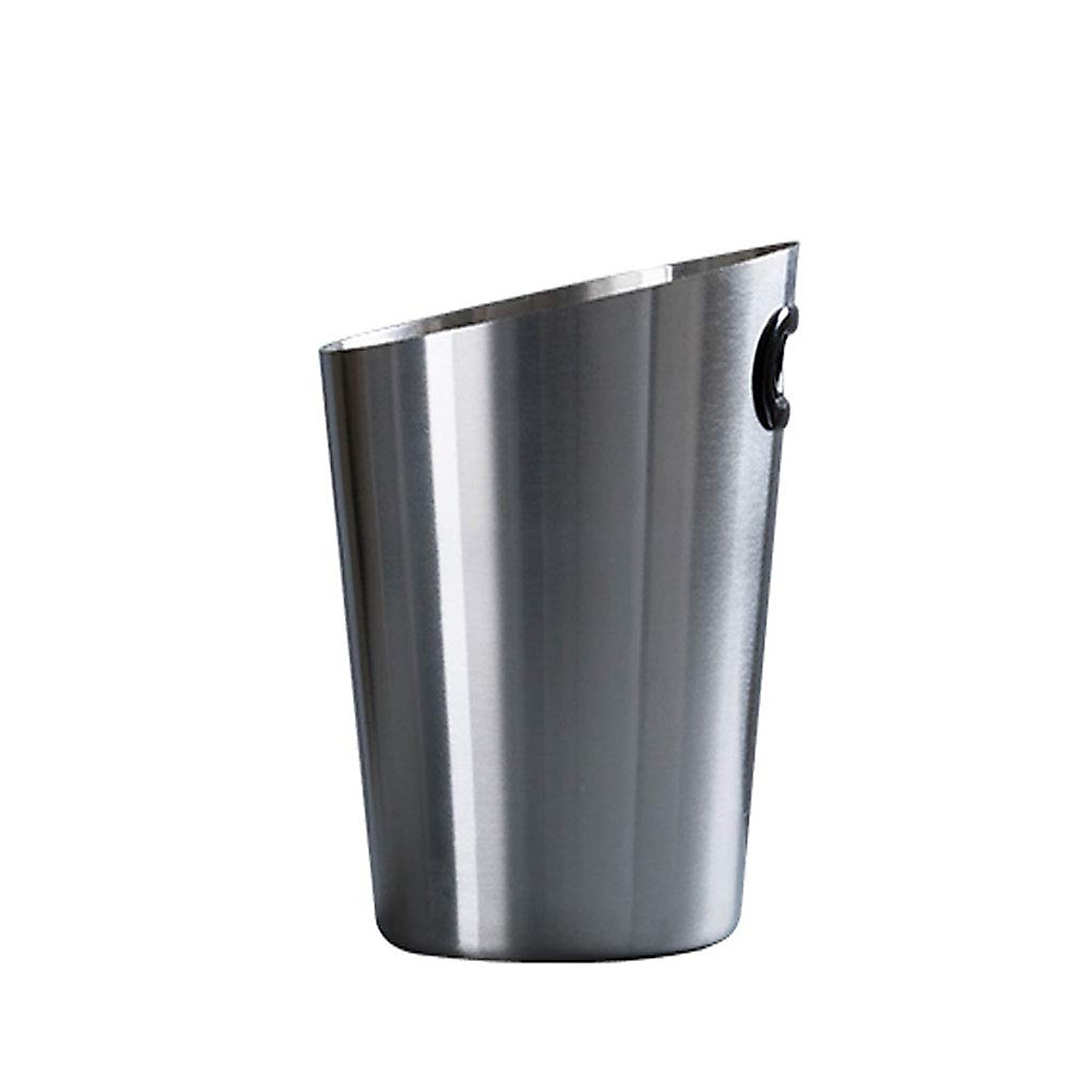 Wine cooler, Ice Bucket Stainless Steel Ice Bucket With Clip Portable Ice Bucket Hotel Bucket Champagne Bucket Beverage Bucket Party Activities and Camping Tableware Insulated Ice Bucket (Color : A) (