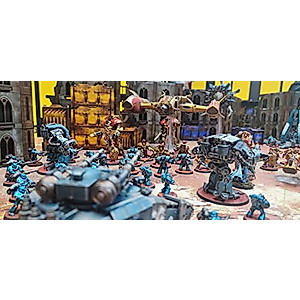 Jucoci Battlezone Creation Kit 36PCS Tabletop Terrain Wargame Terrains Set Compatible with WH40K