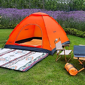 Otohiket Single Camping Tent Waterproof Backpacking Tent for 1 Person Lightweight Portable Dome Tent with and Carrying Bag for Outdoor Hunting Hiking