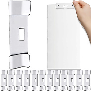 Vertical Blind Repair Vane Savers, Metal Vertical Blind Repair Tabs, Vertical Blind Repair Clips for Vertical Blinds Replacement Slats, White (12)