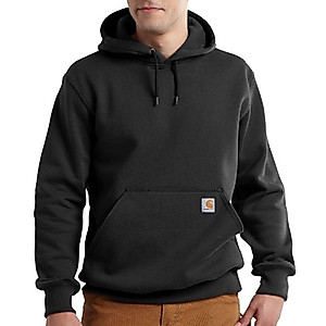 Carhartt Men's Rain Defender Loose Fit Heavyweight Sweatshirt, Black, X-Large