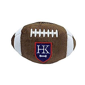H&K for Dogs Power Plush | HK Football (Large) | Funny Dog Toy | Dog Toy with Squeaker | Dog Gift | Fun, Durable, and Safe | Squeaky Dog Toy