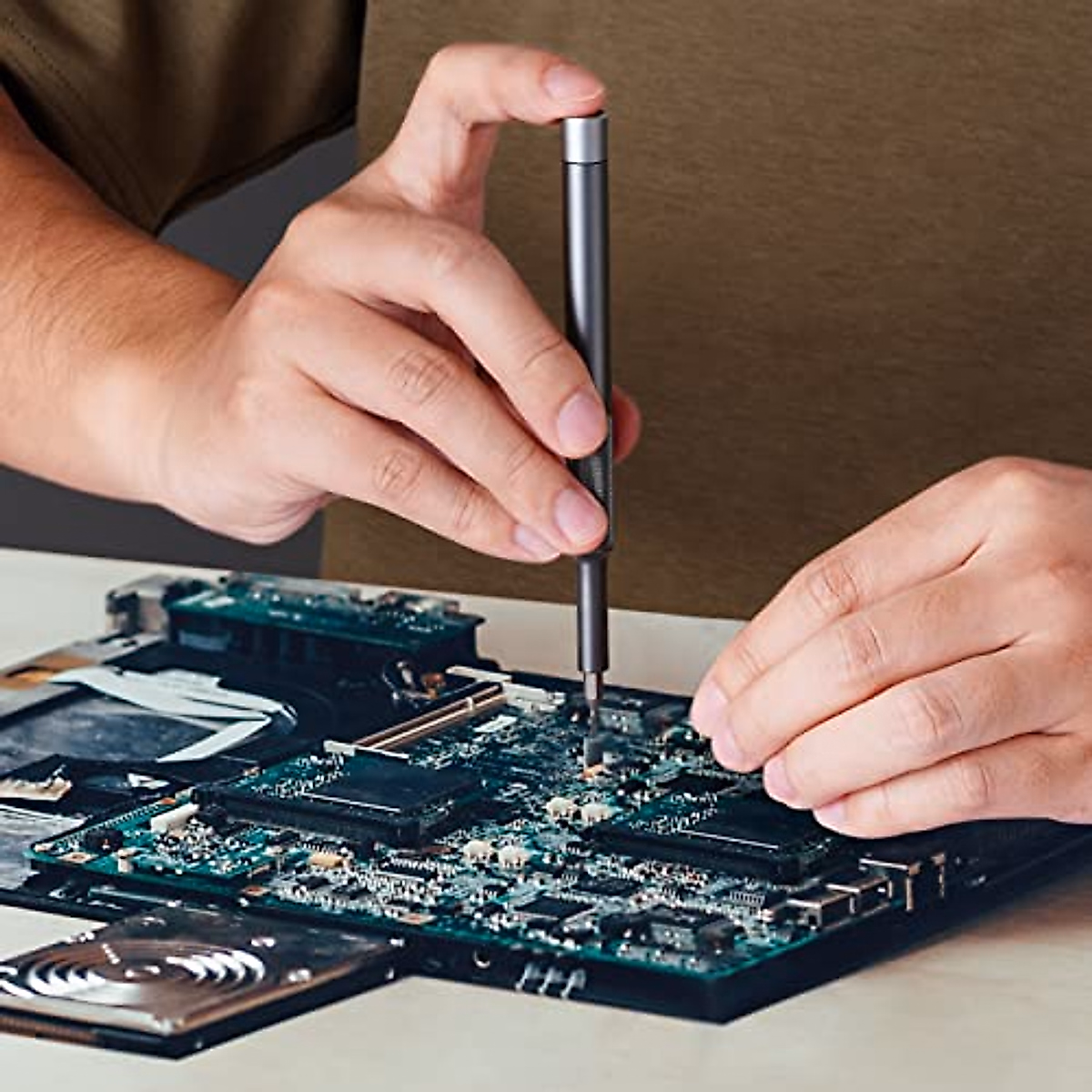 Fanttik X5 Precision Screwdriver Set, 25-in-1 Mini Screwdriver, 5/32'' Hex, Magnetic Driver Bits Set, Pocket Manual Hand Tool, Screwdriver Tool Set, Repair Tool Kit for Electronics