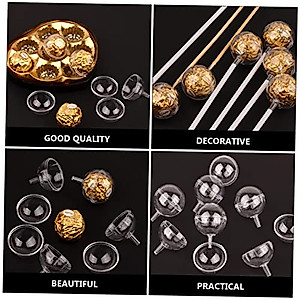 Dessert Cups 50pcs Chocolate Torus Clear Wrapping Paper Fresh Flower Bouquet Mini Cake Boxes Small Muffin Holder Chocolate Truffle Wrapper Cup Truffle Holder Truffle Cup