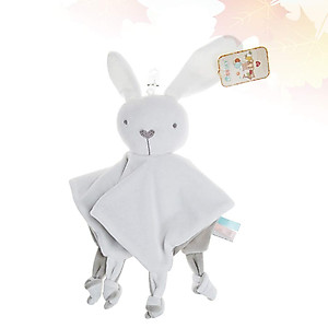 Baby Security Blanket Rabbit Elephant Security Blanket Animal Plush Stuffed Blanket for Nursery Baby Toddlers Newborn