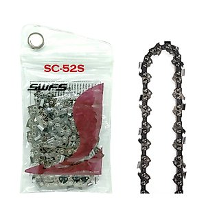 Reliable Replacement SC-S52 14-Inch Semi Chisel Saw Chain, Pitch: 3/8", gauge: .050", drive link count: 52, Compatible for Craftsman Homelite Poulan Remington Ryobi Echo and more