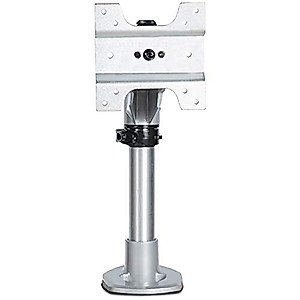 StarTech.com StarTech.com Desk Mount Monitor Arm - VESA or Apple iMac/Thunderbolt Display up to 14kg - Articulating Height Adjustable Single Desktop Monitor Pole Mount - Clamp/Grommet - Silver