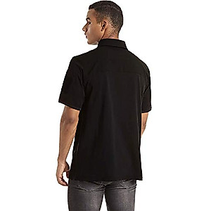 Tactical Shirts T-Shirts for Men Short Sleeve T-Shirt Mens Cotton Pique Polo Shirt Dry Fit Summer Golf Shirts for Work Fishing