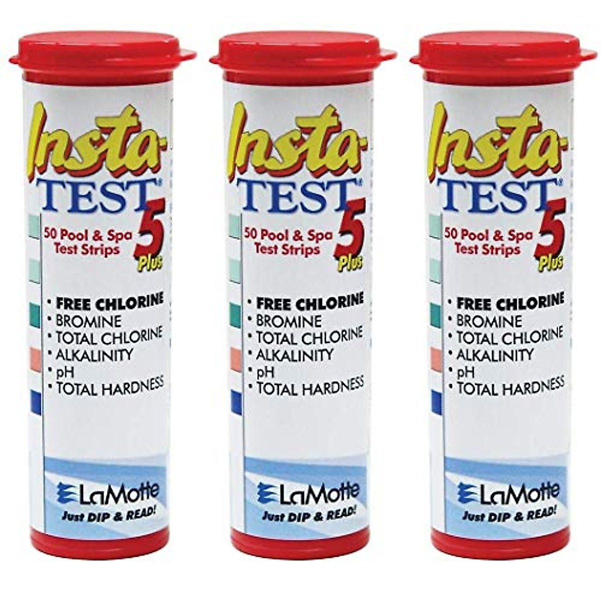 LaMotte Insta-Test 5 Pool & Spa Test Strips (2977) (Тhrее Расk)