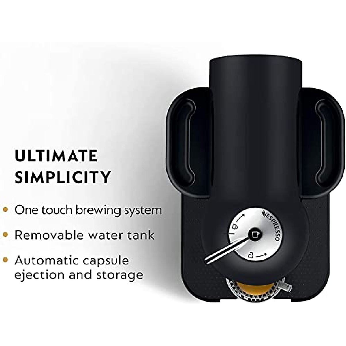 Nespresso Vertuo Coffee and Espresso Machine by Breville, 5 Cups, Matte Black