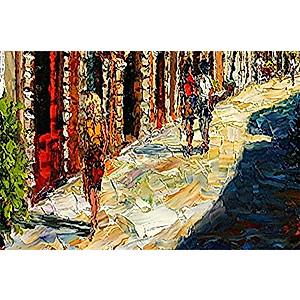 Warmth of a Barcelona Street, Limited Edition Signed And Numbered Print By Andre Dluhos