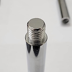 3 Pcs 5/8"-11 Thread Extension Rod Shaft Polishing Tool for 5/8"-11 Thread Water Grinder Polishing Machine Grinder Car Polishing 80mm 100mm 140mm Set