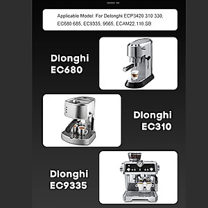 Steam Spout Nozzle,Delonghi Steam Wand Replacement 304 Stainless Steel Coffee Steam Nozzle Coffee Steam Spout Nozzle Coffee Maker Tools ,Delonghi Steam Wand Replacement Nozzle For Delonghi Ecp3420 Ec6