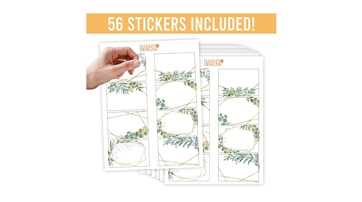 Eco-Friendly Greenery Name Tags for Kids & Classrooms
