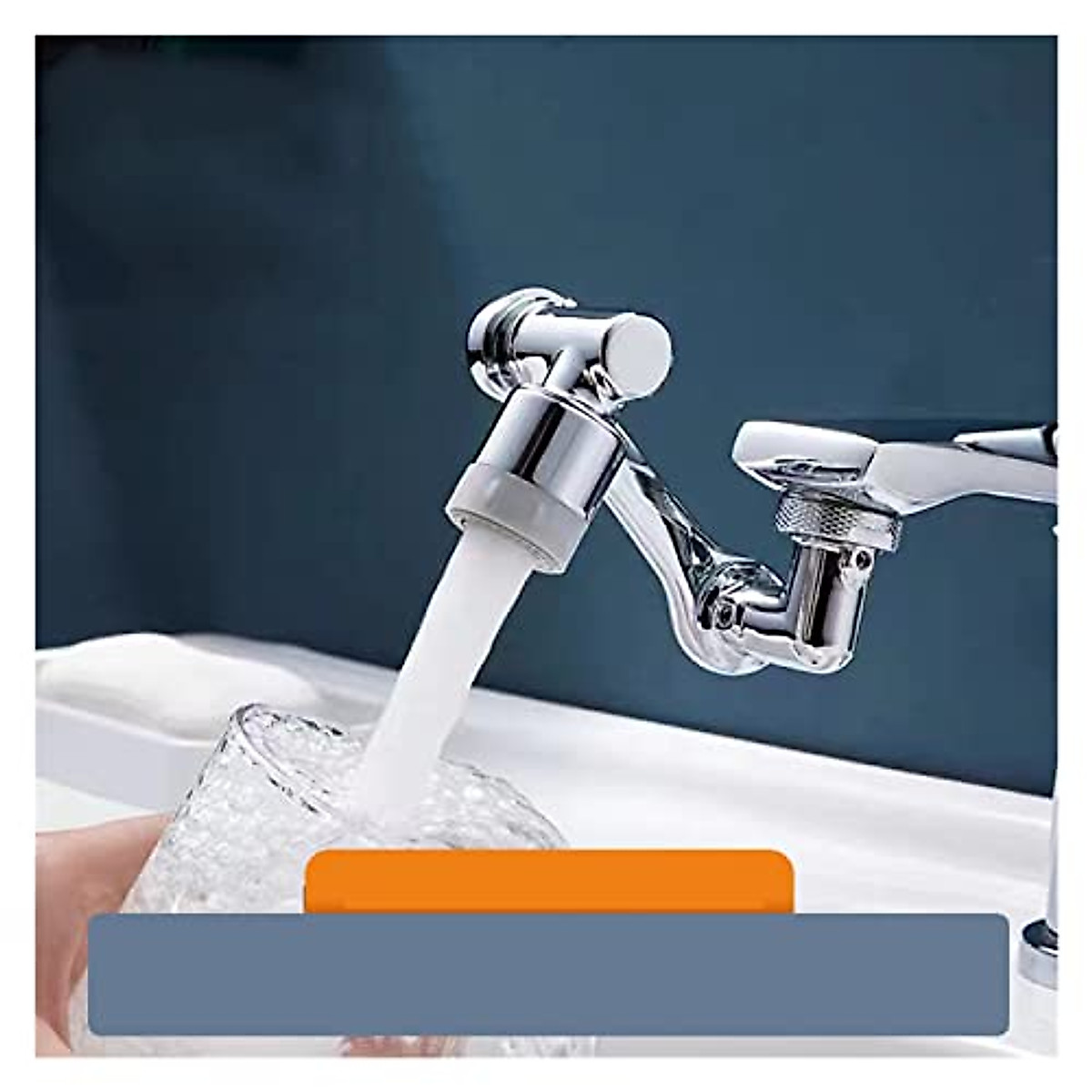 Multifunctional 720 Rotatable Faucet Extender Sprayer Head Two Outlet Mode Splash Filter Movable Kitchen Bathroom Tap
