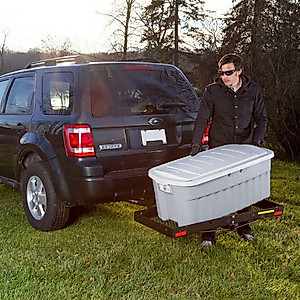 Rage Powersports 48" Folding Bumper Hitch Cargo Carrier Tray