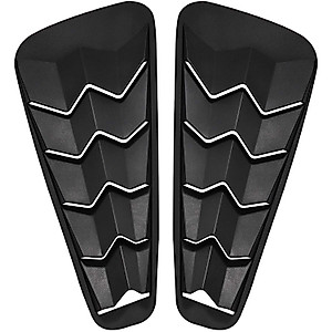 CUMART 2005-2014 Rear+Side Window Louvers Windshield Sun Shade Cover Lambo Style Matte Black Compatible with Ford Mustang 2005 2006 2007 2008 2009 2010 2011 2012 2013 2014 …
