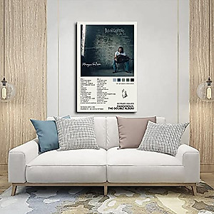 YEZLH Morgan Poster Wallen Dangerous Music Album Cover Signed Limited Edition Canvas Poster Bedroom Decor Sports Landscape Office Room Decor Gift Unframe: 12x18inch(30x45cm)