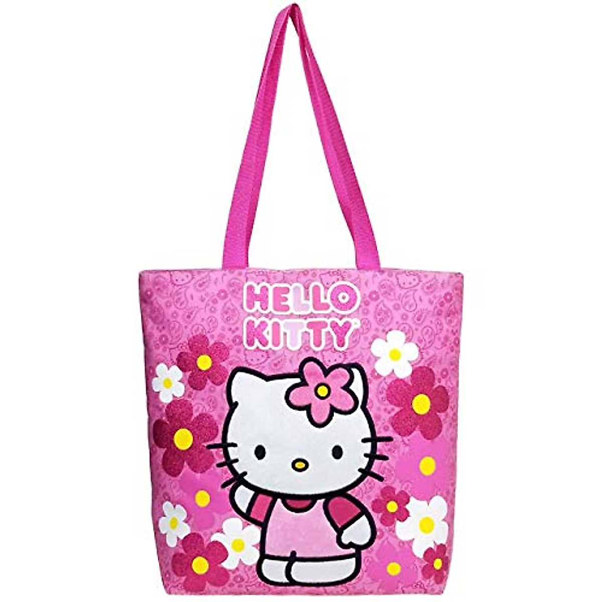 Tote Bag - Hello Kitty - Flowers Pink New Gifts Girls Hand Purse /