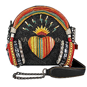Mary Frances Listen in Crossbody Headphones Handbag, Multi