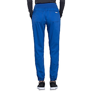 Jogger Scrubs for Women Workwear Revolution, Soft Stretch WW011P, XL Petite, Royal