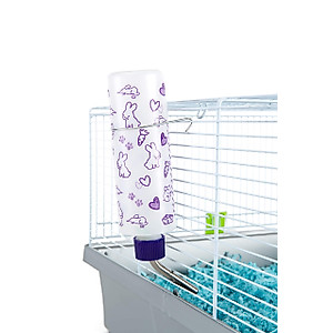 Lixit Original Super Seal Water Bottle for Rabbits, Cats, Ferrets, Hamsters, Guinea Pigs, Gerbils and Other Small Animals. (8 Ounce (Pack of 1), Frosted)