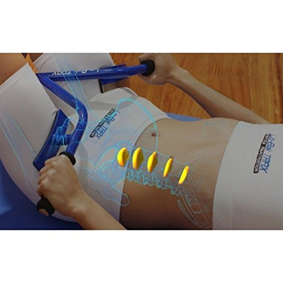 Lo-Bak TRAX Portable Spinal Traction Device by Lori Greiner (Magenta)