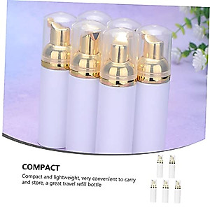 10 pcs Mousse Sparkling Bottle Plastic Foaming Bottles Reusable foaming soap Dispenser Pump Dispenser Bottle Foam Shampoo Bottle Organiser Human Refill Slim Travel Manual Trash can