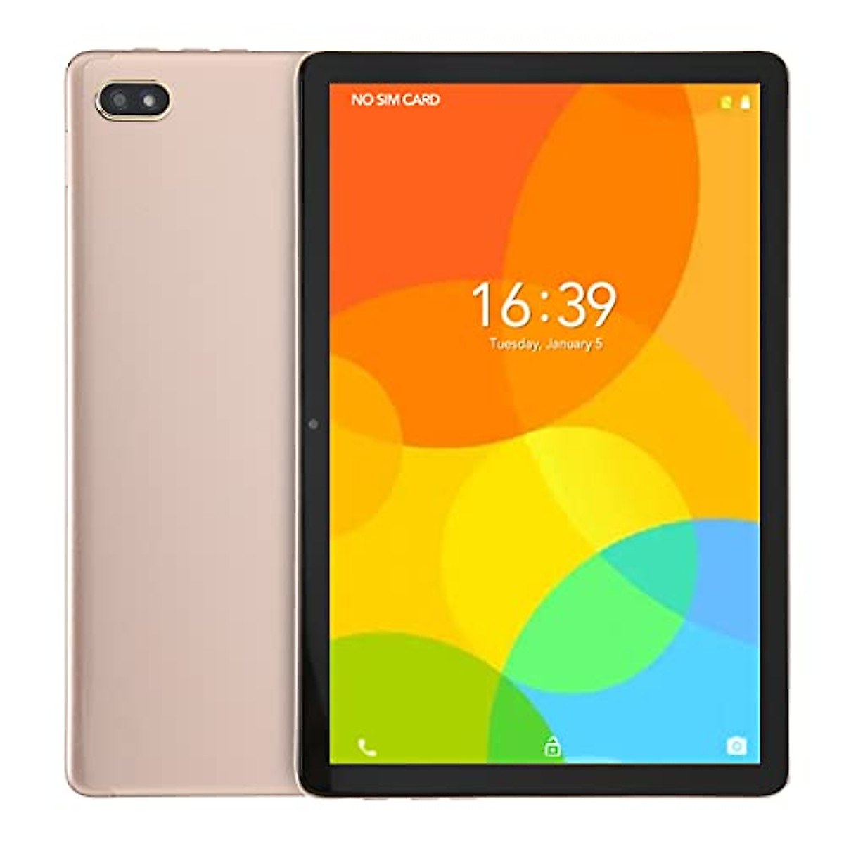 4G LTE Tablet, 5MP Front 13MP Rear 8GB 128GB 1920x1200 Resolution AU Plug 100-240V 10.1 Inch Tablet 8 Core CPU for Android 11.0 for Learning (Gold)