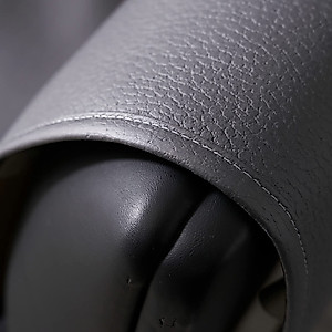 Leather Sofa Cover 1 2 3 4 Seater,L Shape Non-Slip Sectional Sofa Slipcover,Plain Color Couch Slipcover for Dogs Cats Pet Love Seat Recliner Armrest Backrest Cover-Dark Grey,30x50cm/Pillowcase