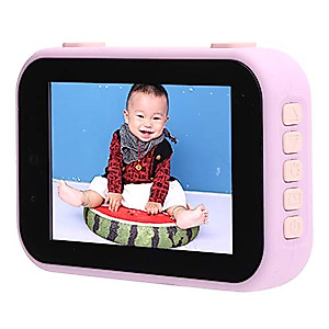 Digital Kids Camera, 3.5 inch HD 1080P 1000mah, Eye Protection Screen, Children MP3 Player Photography Toy, Christmas Birthday Gifts for Boys Girls Age 3 12(pink)