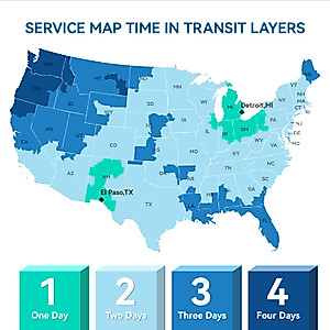 Detroit Axle - Brake Kit for 4WD 5-Lug 2000-2003 Ford F-150 Brake Disc Rotors and Ceramic Brakes Pads 2001 2002 Front and Rear Replacement