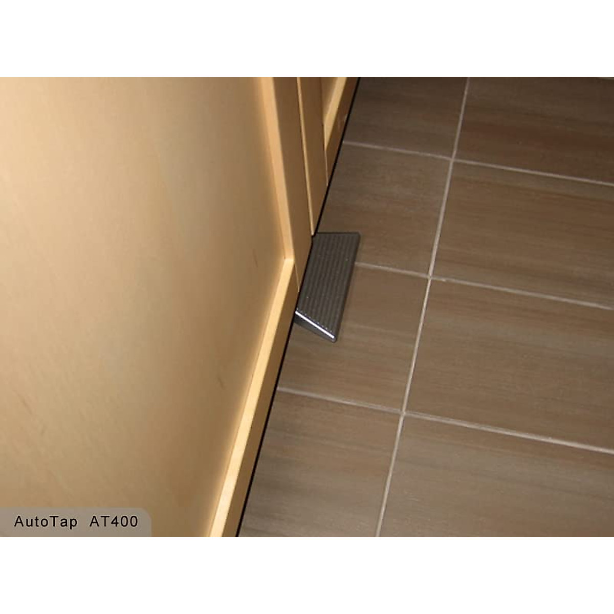 AutoTap AT400 Sink Pedal Faucet, Brushed Nickel, Instantaneous On/Off, Prevents Water Runoff, 8 Year Warranty