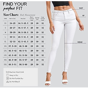 Hybrid & Company Womens Hyper Ultra Stretch Comfy Skinny Leg Work Casual Pants P44876SK White M