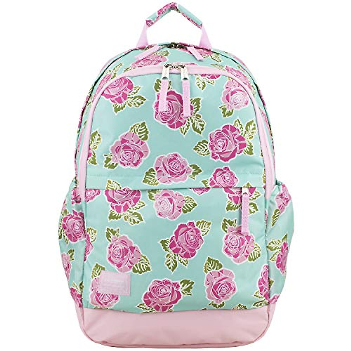 Eastsport Everyday Classic Backpack with Interior Tech Sleeve, Rose Sand/Spring Floral Print