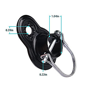 Bike Trailer, Bike Coupler Hitch 2 Pack, Compatible with Instep & Schwinn Bike Trailers, Flat and Angled Coupler for Various Bicycle Sizes, Models and Styles, Instep Bike Trailer Parts