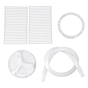 Haofy Foldable Mini Washing Machine, Portable Bucket Laundry Washer with Lid for RV Travel Apartment (US Plug)