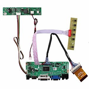 VSDISPLAY HD-MI DVI VGA Audio Controller Board for 23" LTM230HT05 27" LTM270HT03 1920X1080 LCD Screen